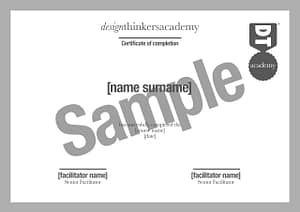 2-Day Design Thinking Facilitation Training Course (Certificate)